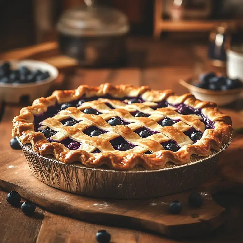 The Best Frozen Blueberry Pie Recipe – Juicy, Flaky & Delicious!